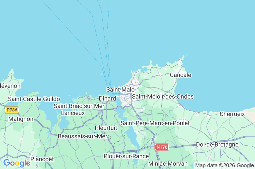 Saint-Malo Beach & Emerald Coast - Live Webcam | GeoWebcams